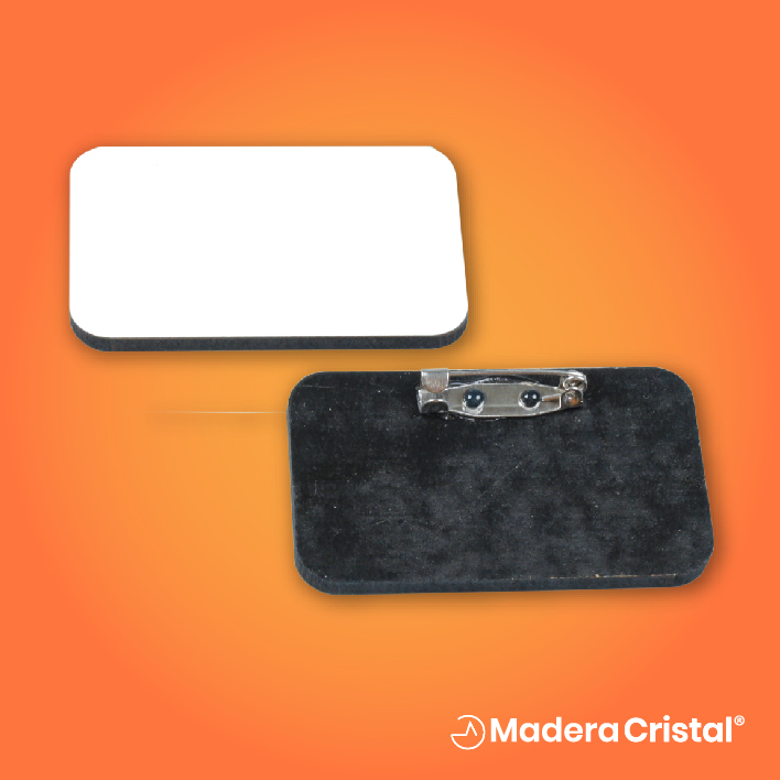 Pin Rectangular de 5 cm x 3 cm | FACCYN INSUMOS